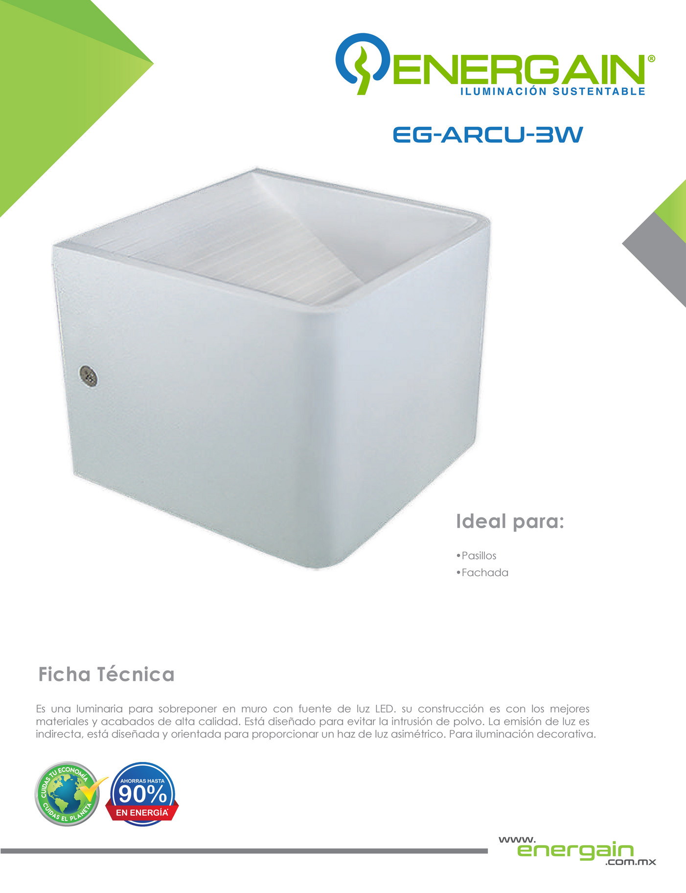 energain - FT-EG-ARCU-3W_ - Página 1 - Created with Publitas.com