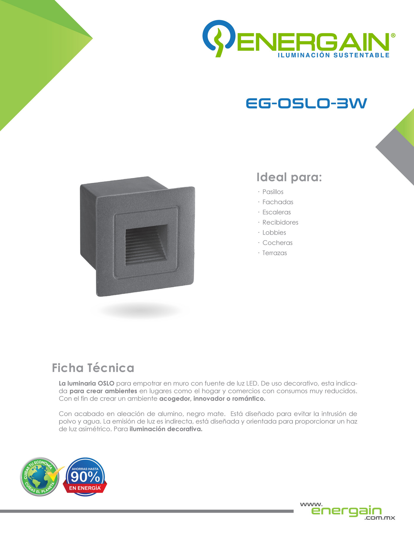 energain - FT-EG-OSLO-3W_ - Página 1 - Created with Publitas.com