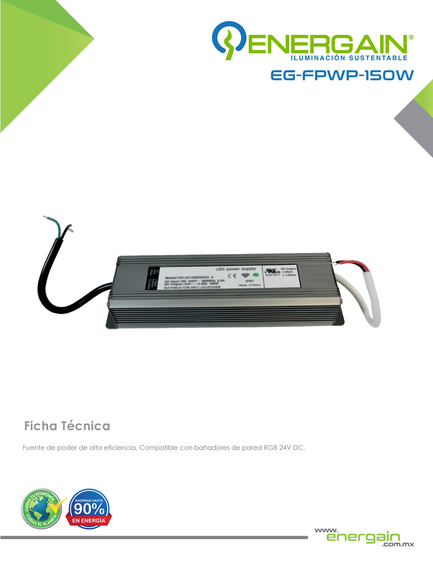 energain - FT-EG-FPWP-150W - Página 1 - Created with Publitas.com