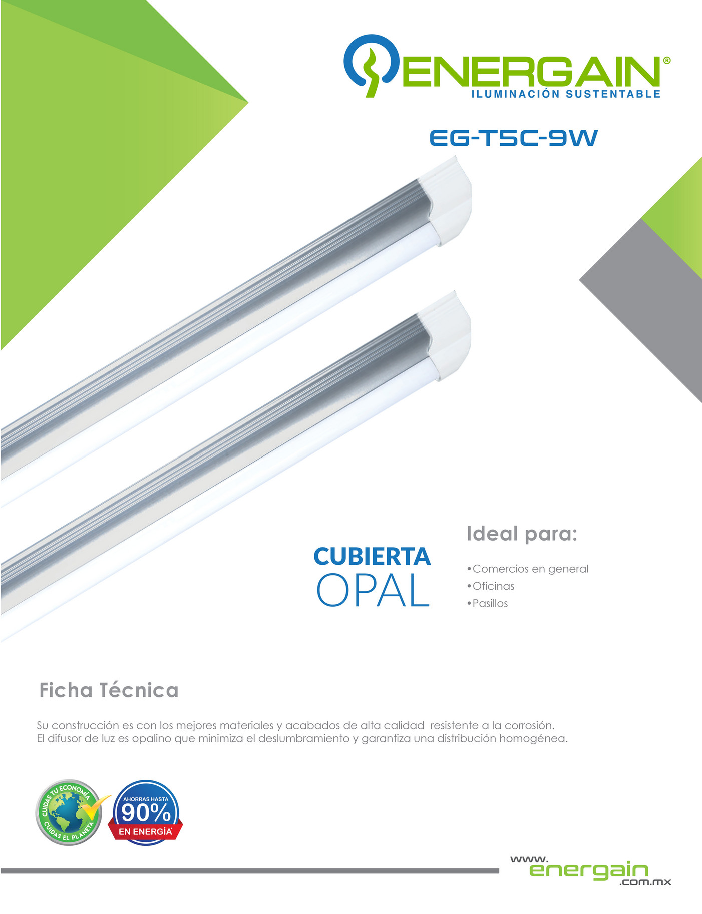 energain - FT-EG-T5C-9W_ - Página 1 - Created with Publitas.com