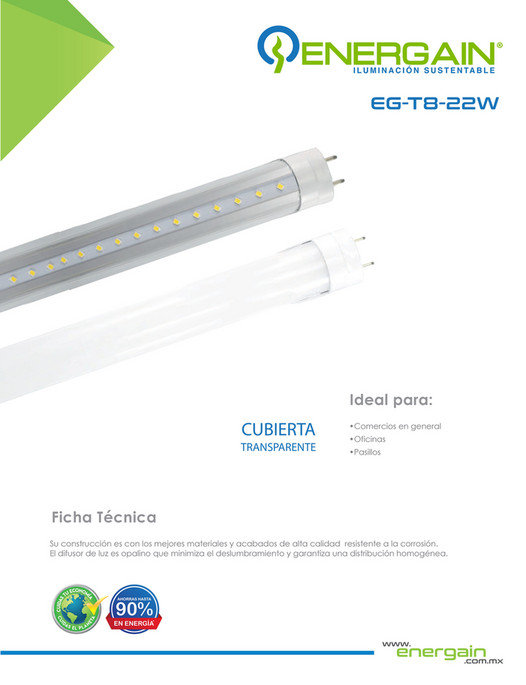 energain - FT-EG-T8-22W_ - Página 1 - Creado con Publitas.com