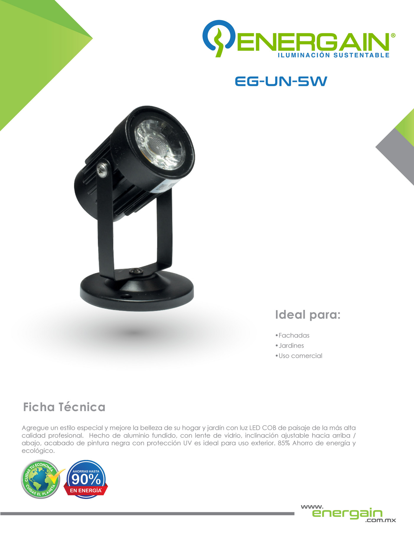 energain - FT-EG-UN-5W_ - Página 1 - Created with Publitas.com