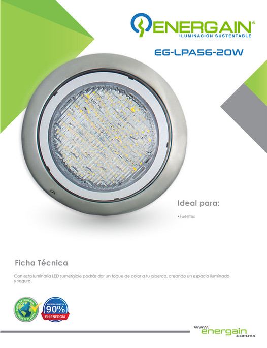 energain - FT-EG-LPA-56-20W - Página 1 - Created with Publitas.com