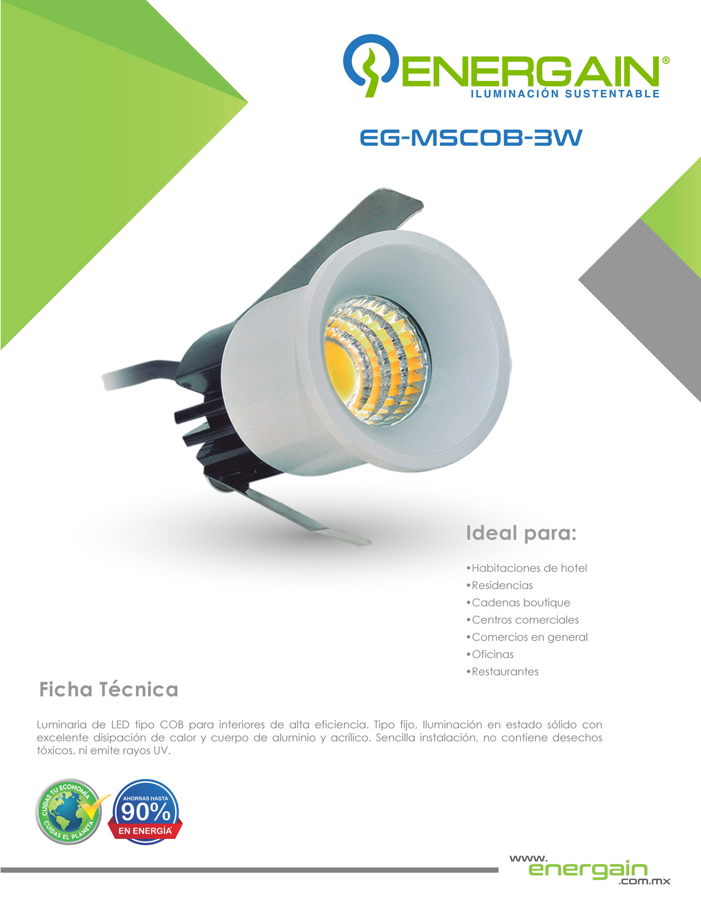 energain - FT-EG-MSCOB-3W - Página 1 - Created with Publitas.com