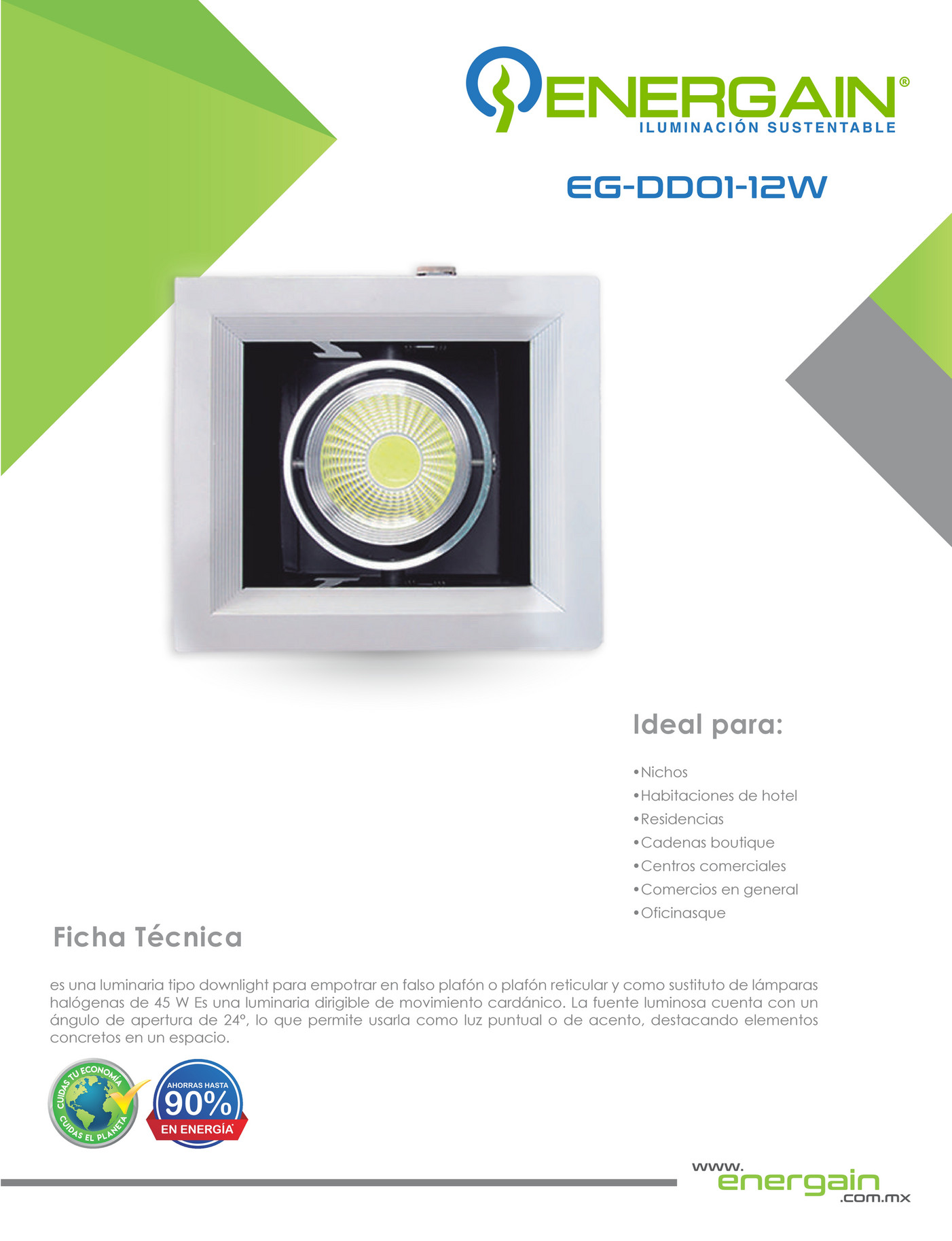 energain - FT-EG-DD01-12W - Página 1 - Created with Publitas.com