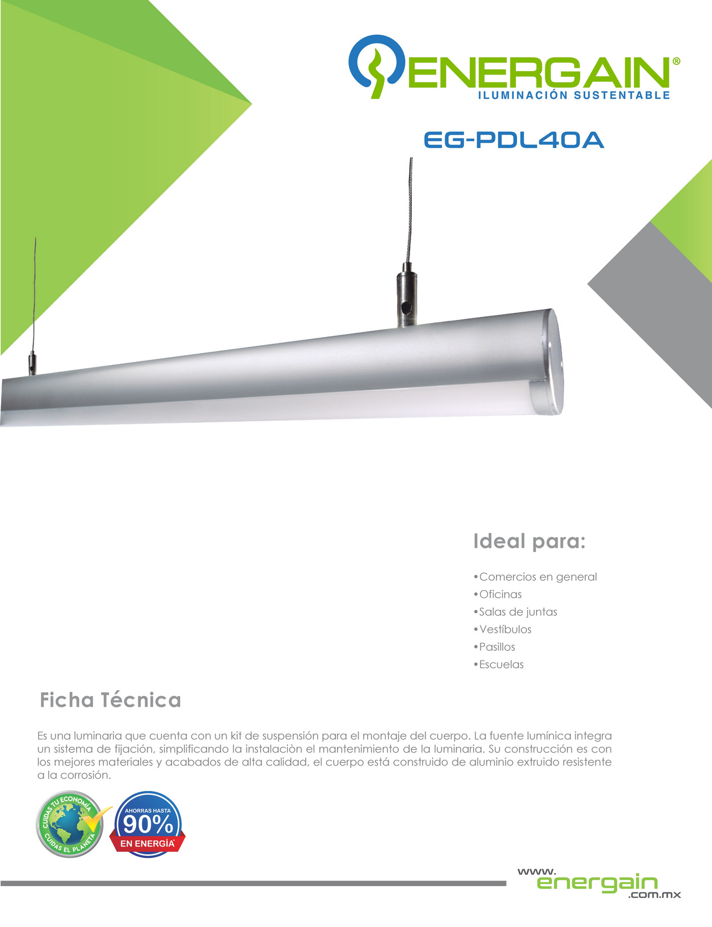 energain - FT-EG-PDL40A - Página 1 - Created with Publitas.com