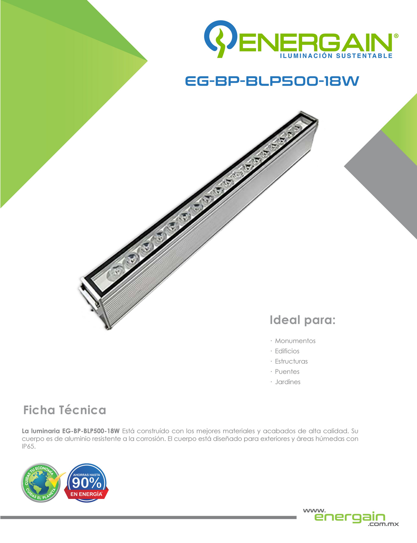 energain - FT-EG-BP-BLP500-18W - Página 2 - Created with Publitas.com