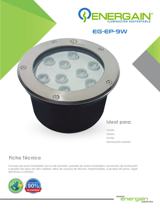 energain - FT-EG-EP-9W - Página 1 - Creado con Publitas.com