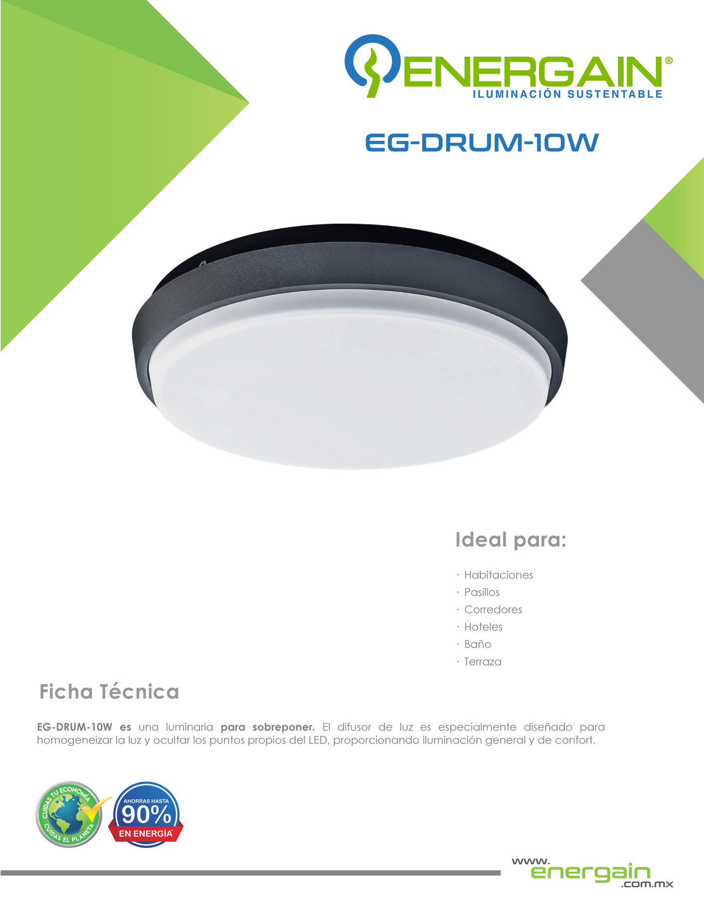 energain - FT-EG-DRUM-10W - Página 1 - Created with Publitas.com