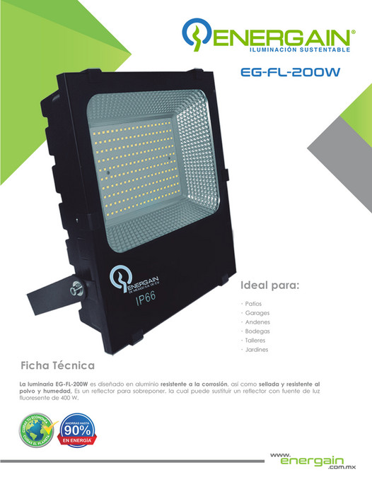 energain - FT-EG-FL-200W - Página 1 - Created with Publitas.com