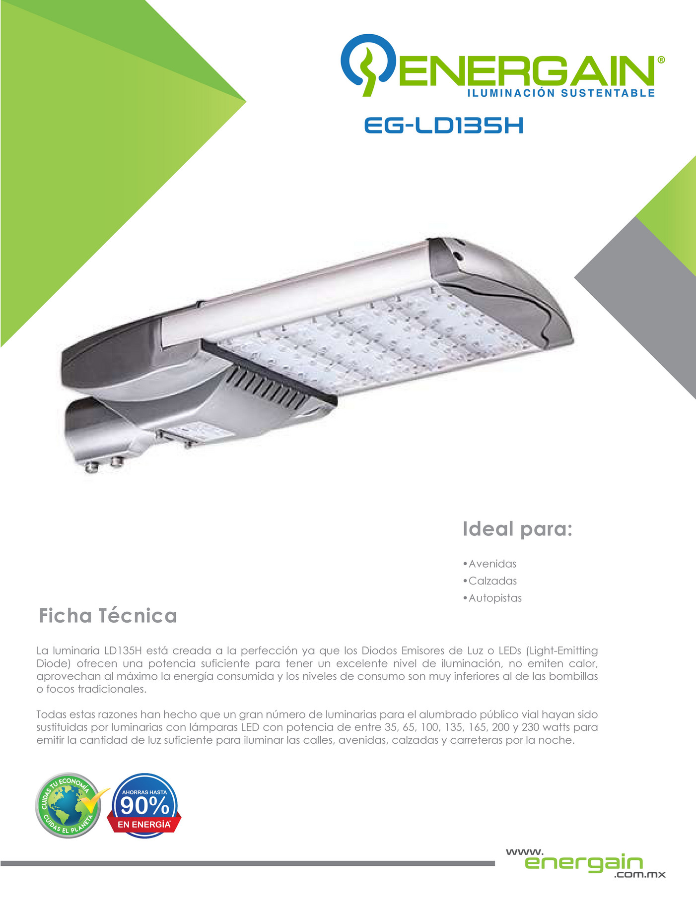 energain - FT-EG-LD135H - Página 1 - Created with Publitas.com