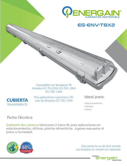 energain - FT-EG-ENV-2X18W - Página 1 - Creado con Publitas.com