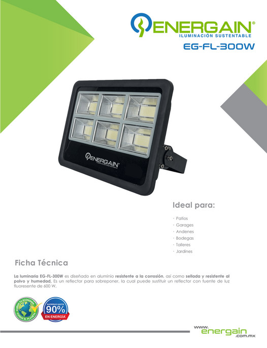 energain - FT-EG-FL-300W - Página 1 - Created with Publitas.com
