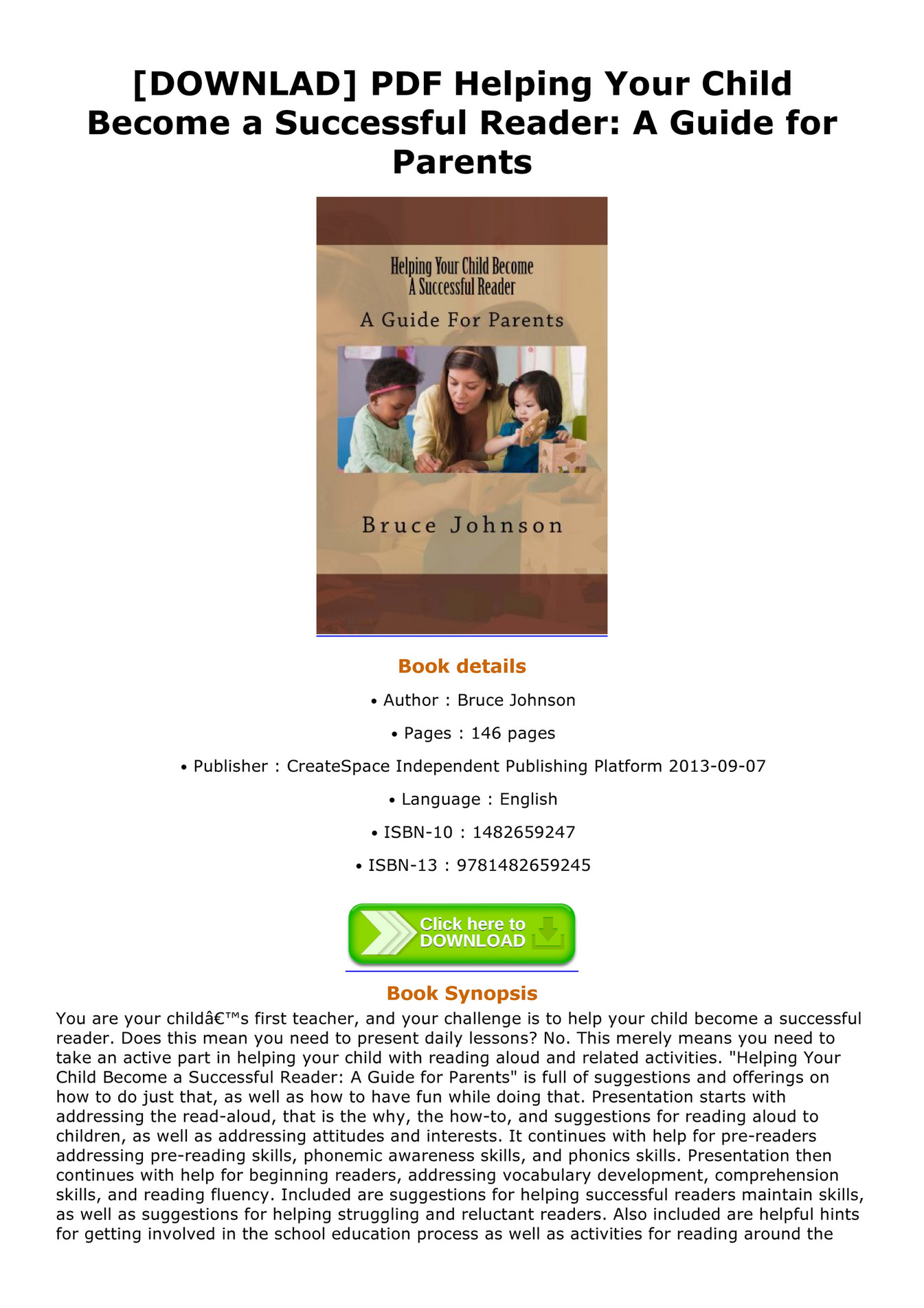 Gerard - DOWNLAD PDF Helping Your Child Become a Successful Reader A ...