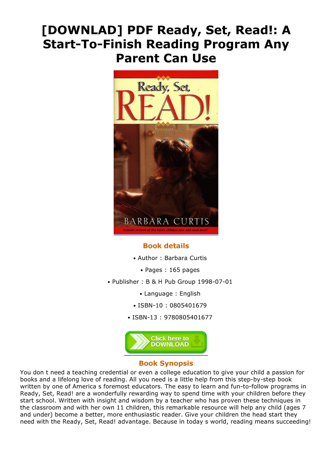 Primavera - DOWNLAD PDF Ready Set Read A Start To Finish Reading ...