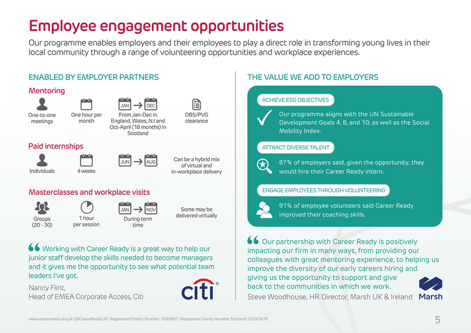 Career Ready - Career Ready - Partnership Brochure - Page 5 - Created ...