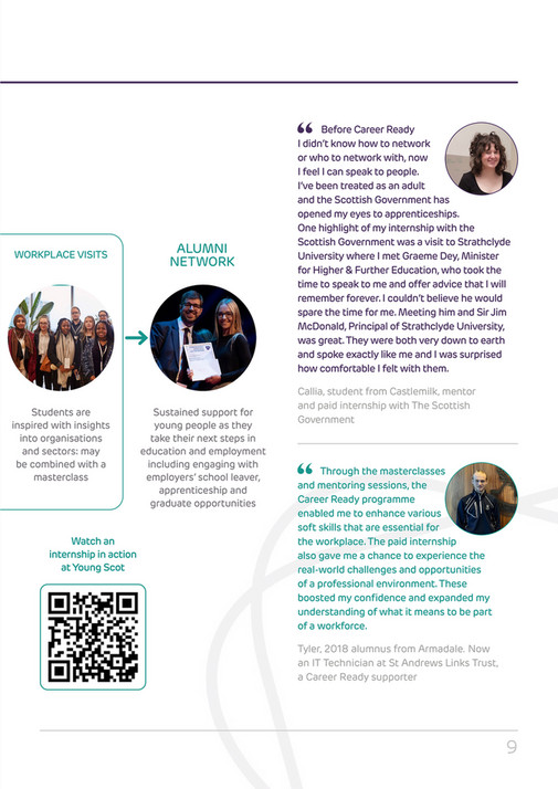 Career Ready - Career Ready in Scotland 2023 Impact Report - Page 8-9 - Created with Publitas.com