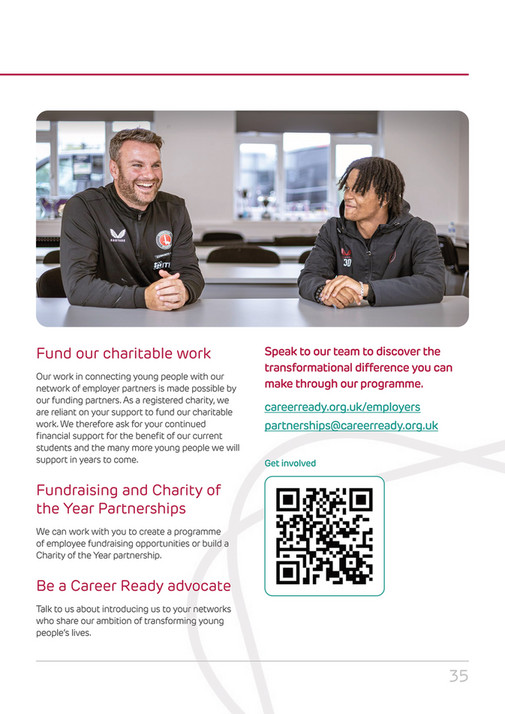 Career Ready - Career Ready 2023 Impact Report - Page 34-35 - Created with Publitas.com