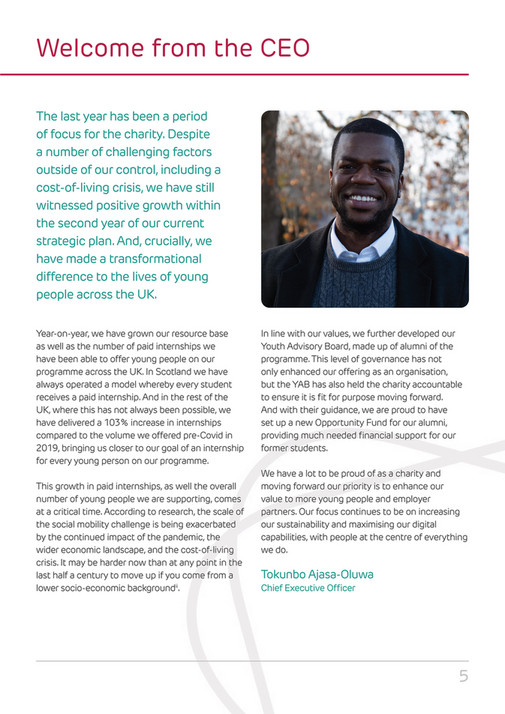 Career Ready - Career Ready 2023 Impact Report - Page 4-5 - Created with Publitas.com