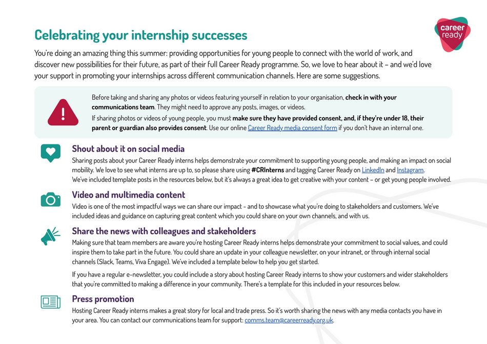 Career Ready - Celebrating your internships - employers - Page 2 ...