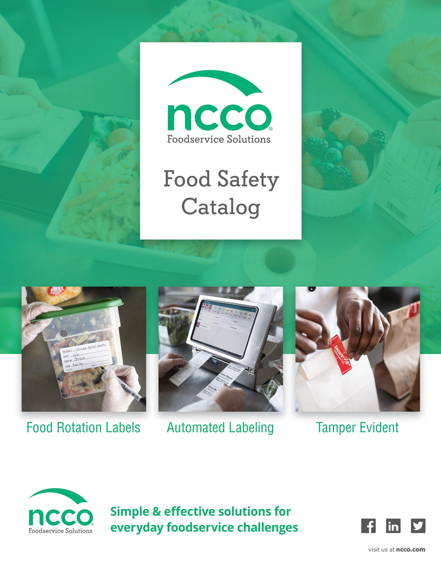 NCCO - Food Safety Catalog - Page 1