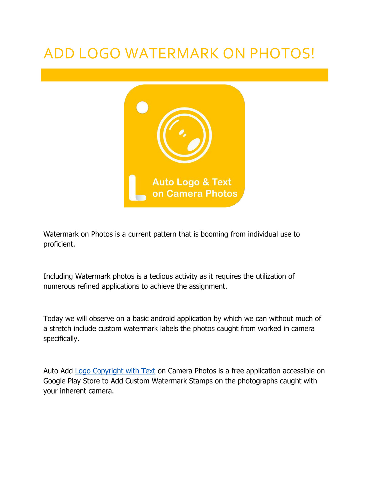 Ebizz Infotech - Add Logo Watermark on Photos! - Page 1 - Created with Publitas.com