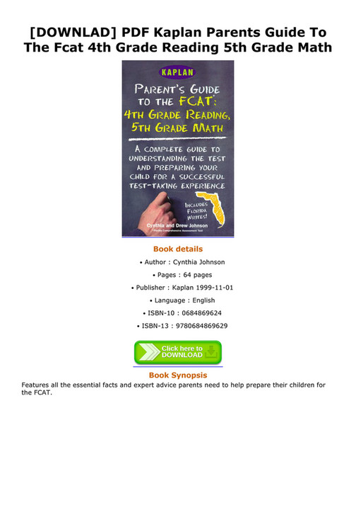 Lamberti - DOWNLAD PDF Kaplan Parents Guide To The Fcat 4th Grade ...