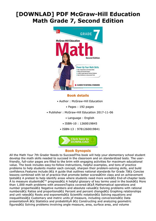 Cavalieri - DOWNLAD PDF McGraw Hill Education Math Grade 7 Second ...