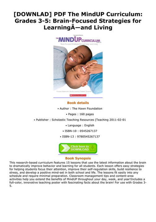Jarred - DOWNLAD PDF The MindUP Curriculum Grades 3 5 Brain Focused ...