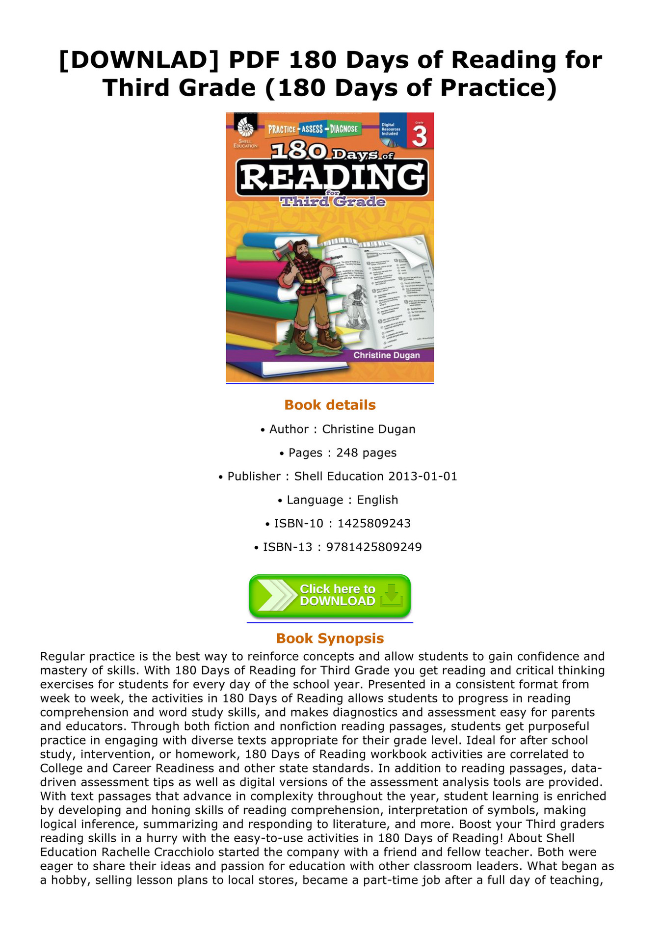 Omar - DOWNLAD PDF 180 Days of Reading for Third Grade 180 Days of ...