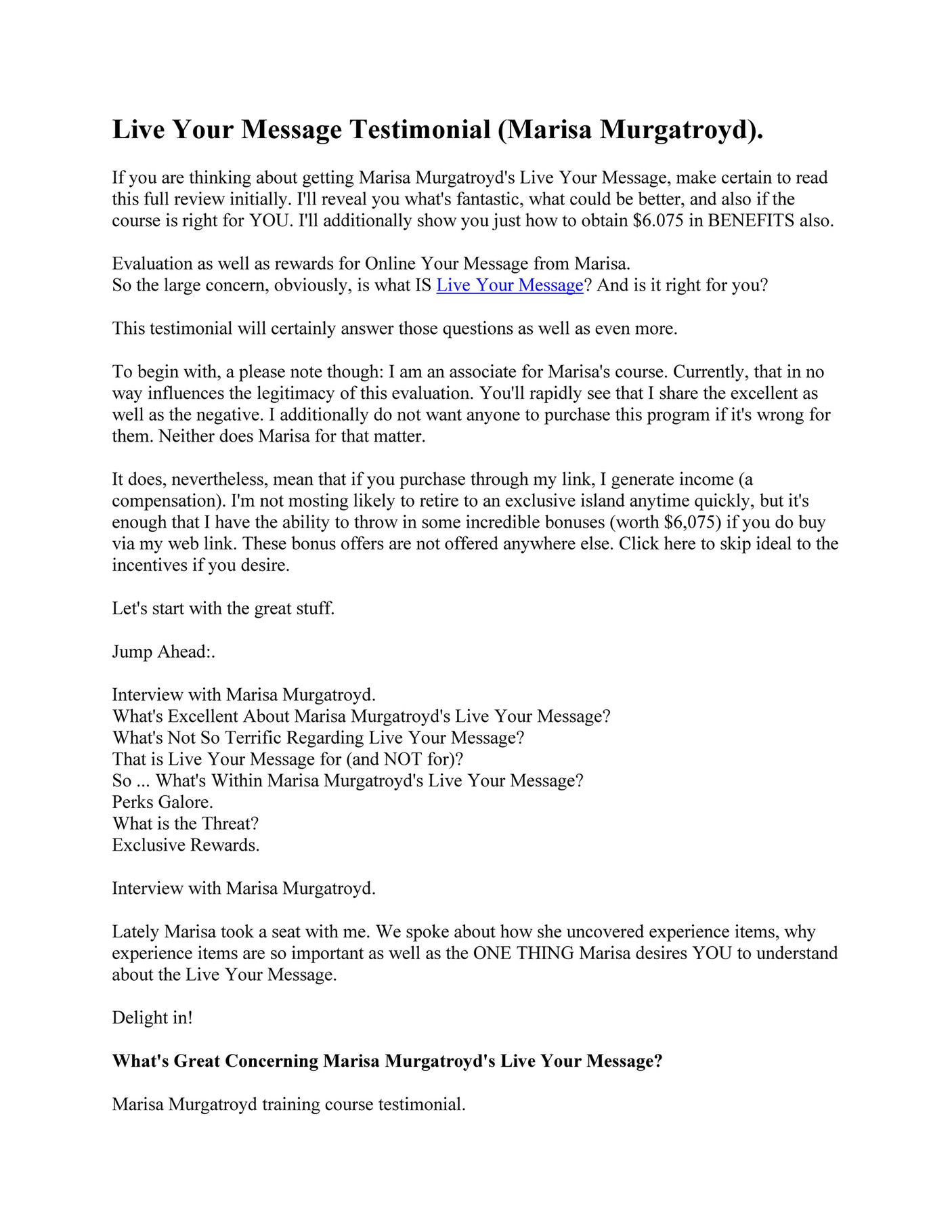 My publications - Live Your Message Review - Page 1 - Created with ...