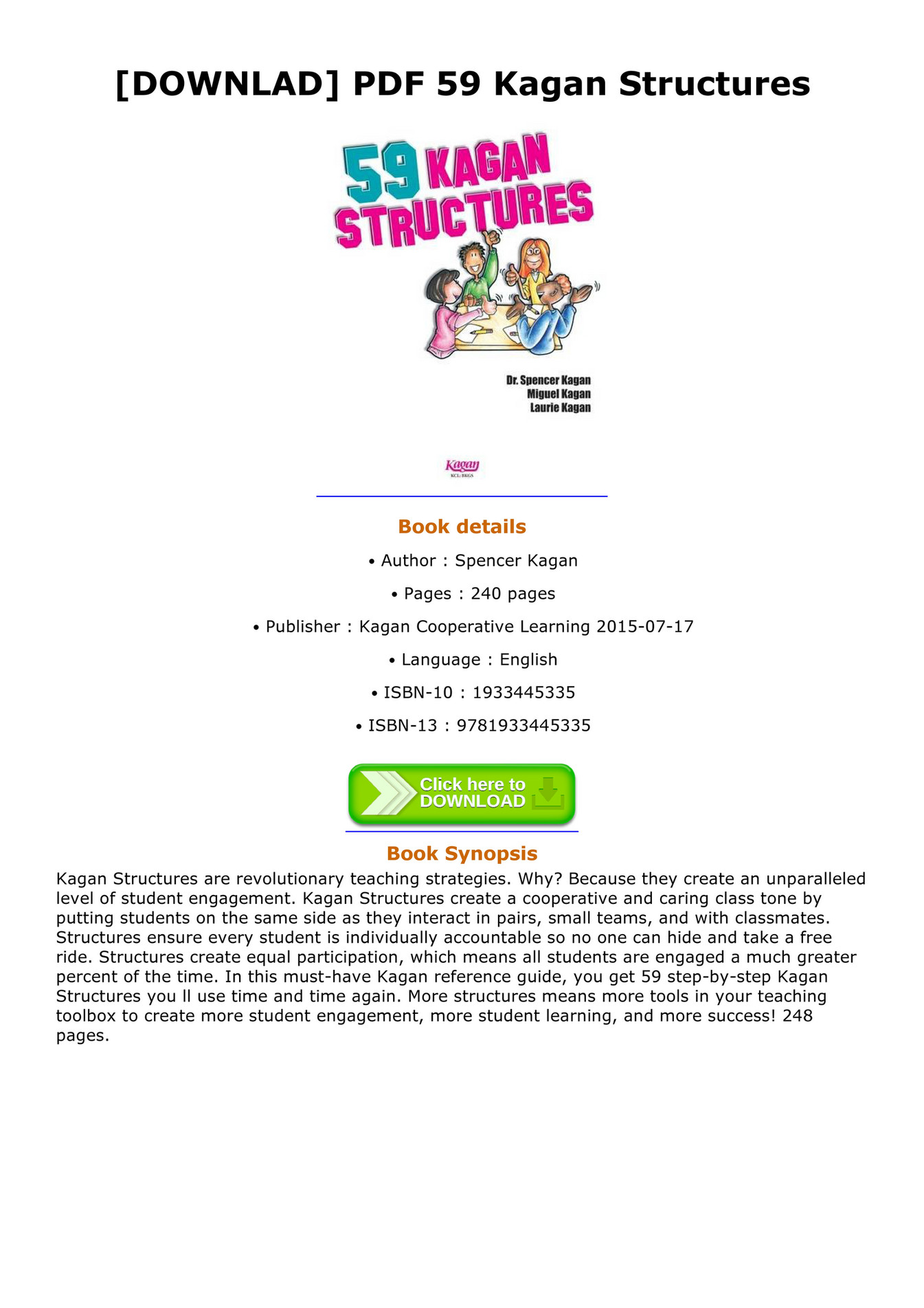e-Book - DOWNLAD PDF 59 Kagan Structures - Page 1 - Created with ... e-Book - DOWNLAD PDF 59 Kagan Structures - Page 1 - Created with ...