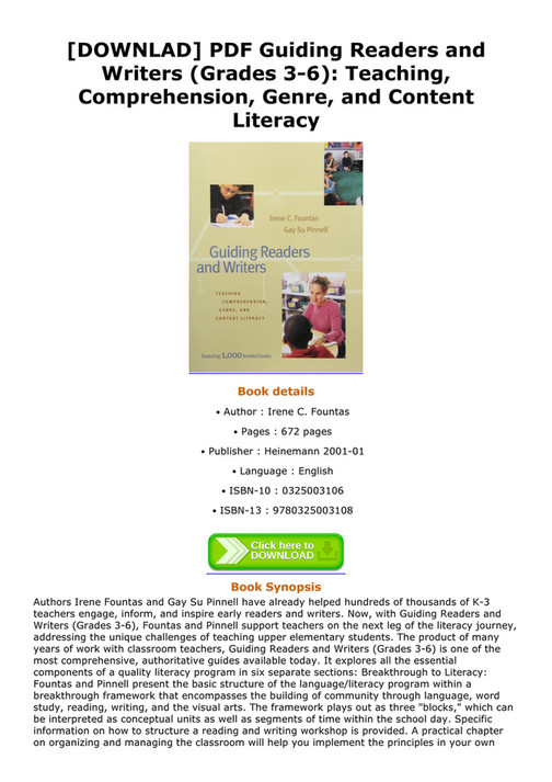 Rico - DOWNLAD PDF Guiding Readers and Writers Grades 3 6 Teaching ...
