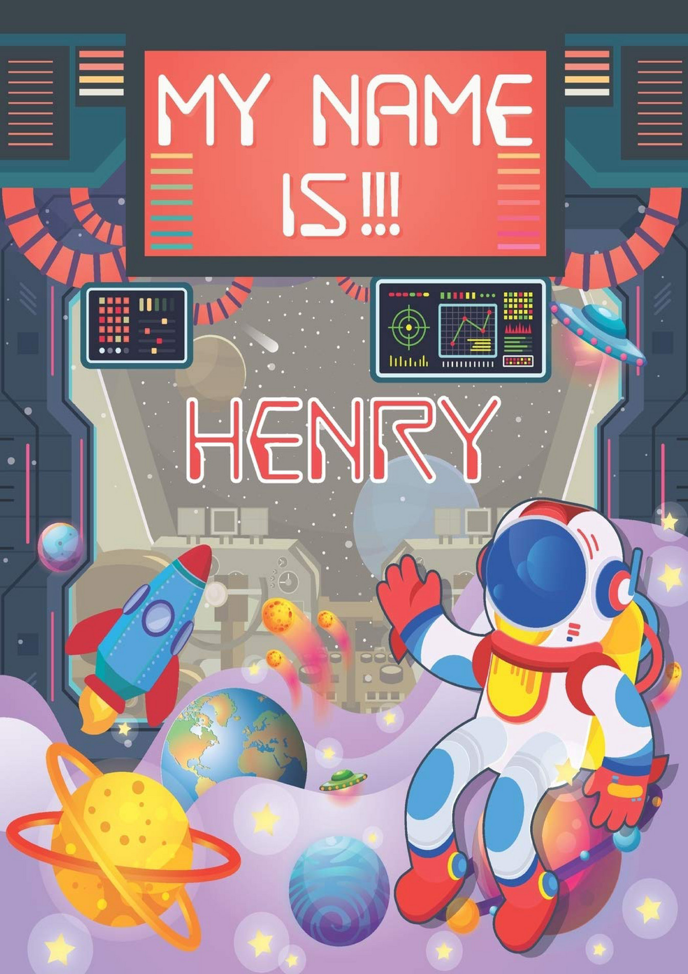 Wyatt - EBOOK My Name is Henry Personalized Primary Tracing Book ...