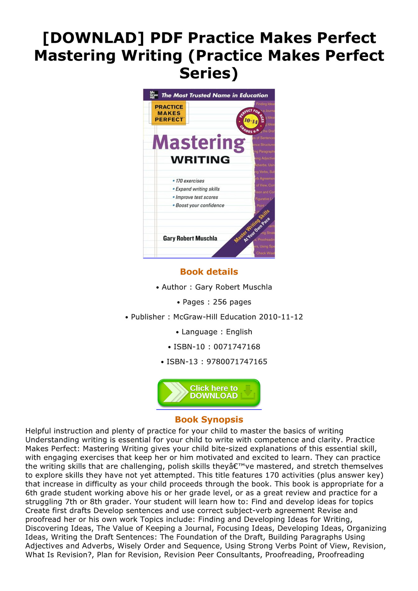 weyant - DOWNLAD PDF Practice Makes Perfect Mastering Writing Practice ... weyant - DOWNLAD PDF Practice Makes Perfect Mastering Writing Practice ...
