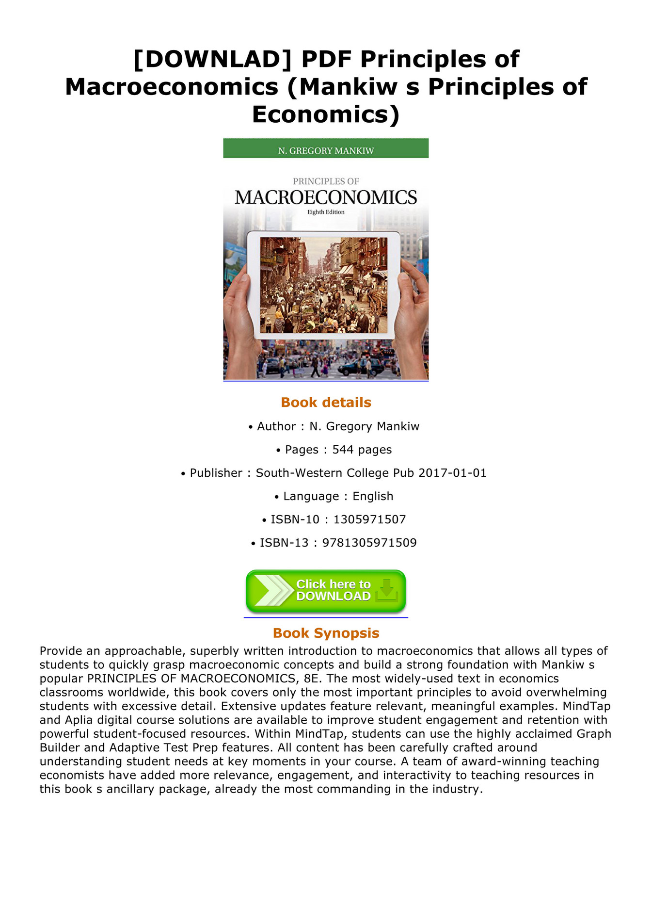 weyant - DOWNLAD PDF Principles of Macroeconomics Mankiw s Principles ... weyant - DOWNLAD PDF Principles of Macroeconomics Mankiw s Principles ...