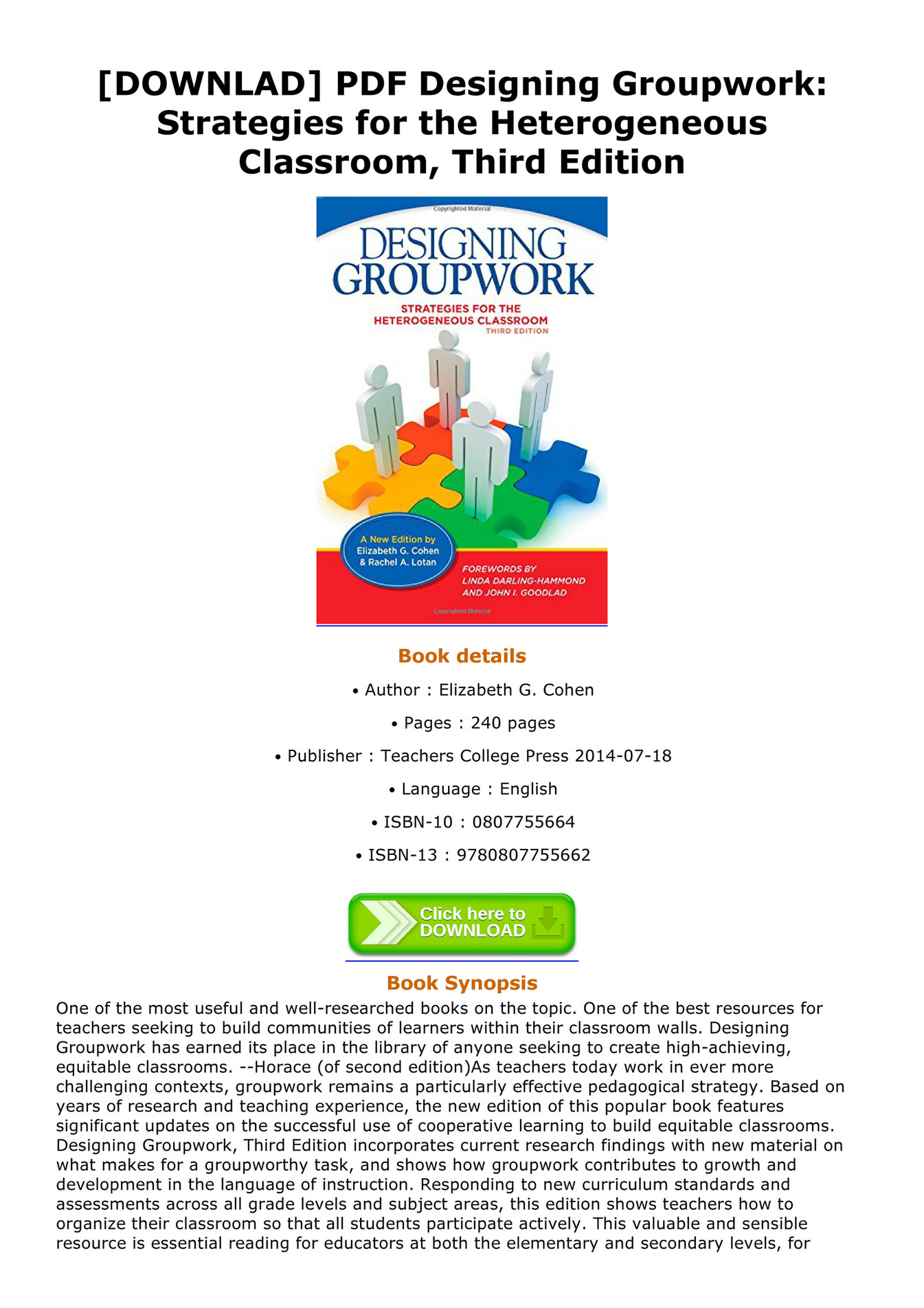 Mclellan - DOWNLAD PDF Designing Groupwork Strategies for the ...