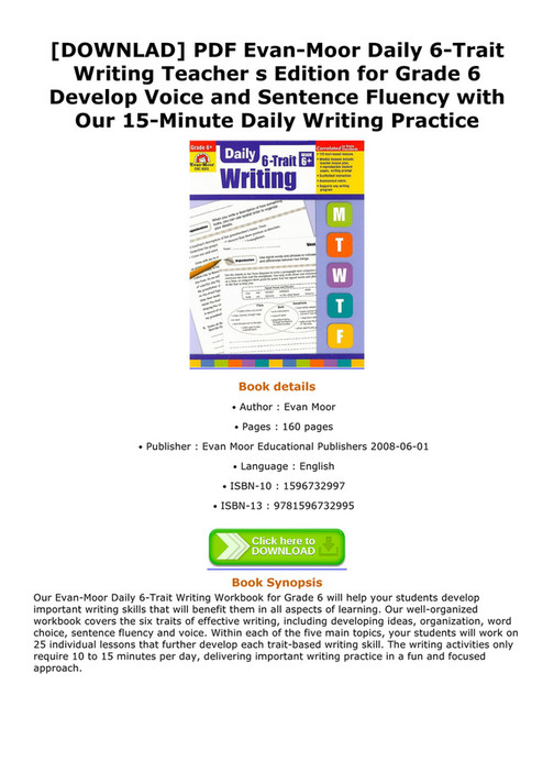 Mclellan - DOWNLAD PDF Evan Moor Daily 6 Trait Writing Teacher s ...