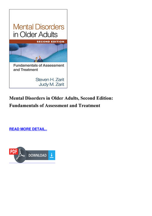 Bradly - DOWNLOAD Mental Disorders in Older Adults Second Edition ... Bradly - DOWNLOAD Mental Disorders in Older Adults Second Edition ...
