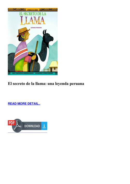 Steven - READ El secreto de la llama una leyenda peruana - Page 2 ...