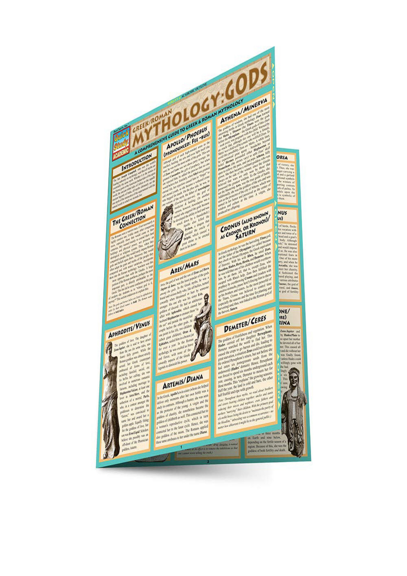 Steven - READ Mythology Greek Roman Gods Quickstudy Reference Guides ...