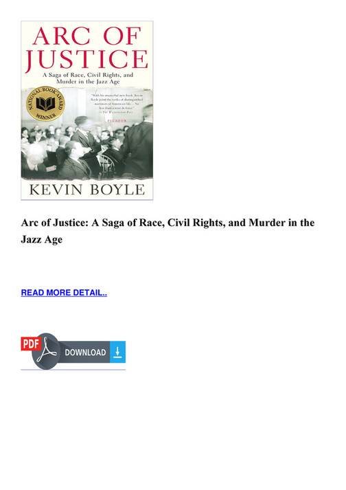 Scotty - BOOK Arc of Justice A Saga of Race Civil Rights and Murder in ...