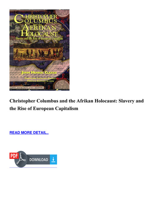 Scotty - BOOK Christopher Columbus and the Afrikan Holocaust Slavery ...
