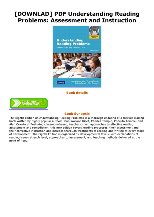 Scotty - DOWNLAD PDF Understanding Reading Problems Assessment and Instruction - Page 1 ...