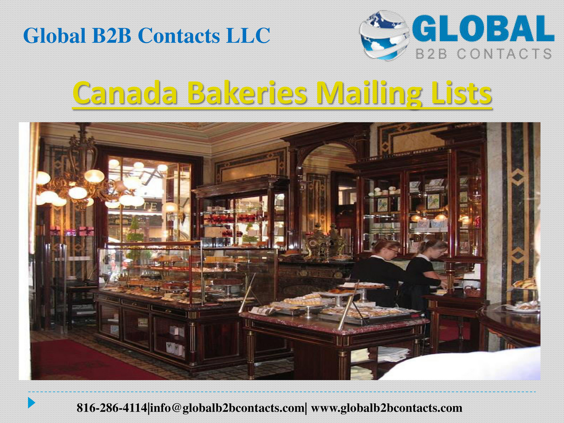 Globalb2bcontacts.LLC - Canada Bakeries Mailing Lists - Page 1 ...