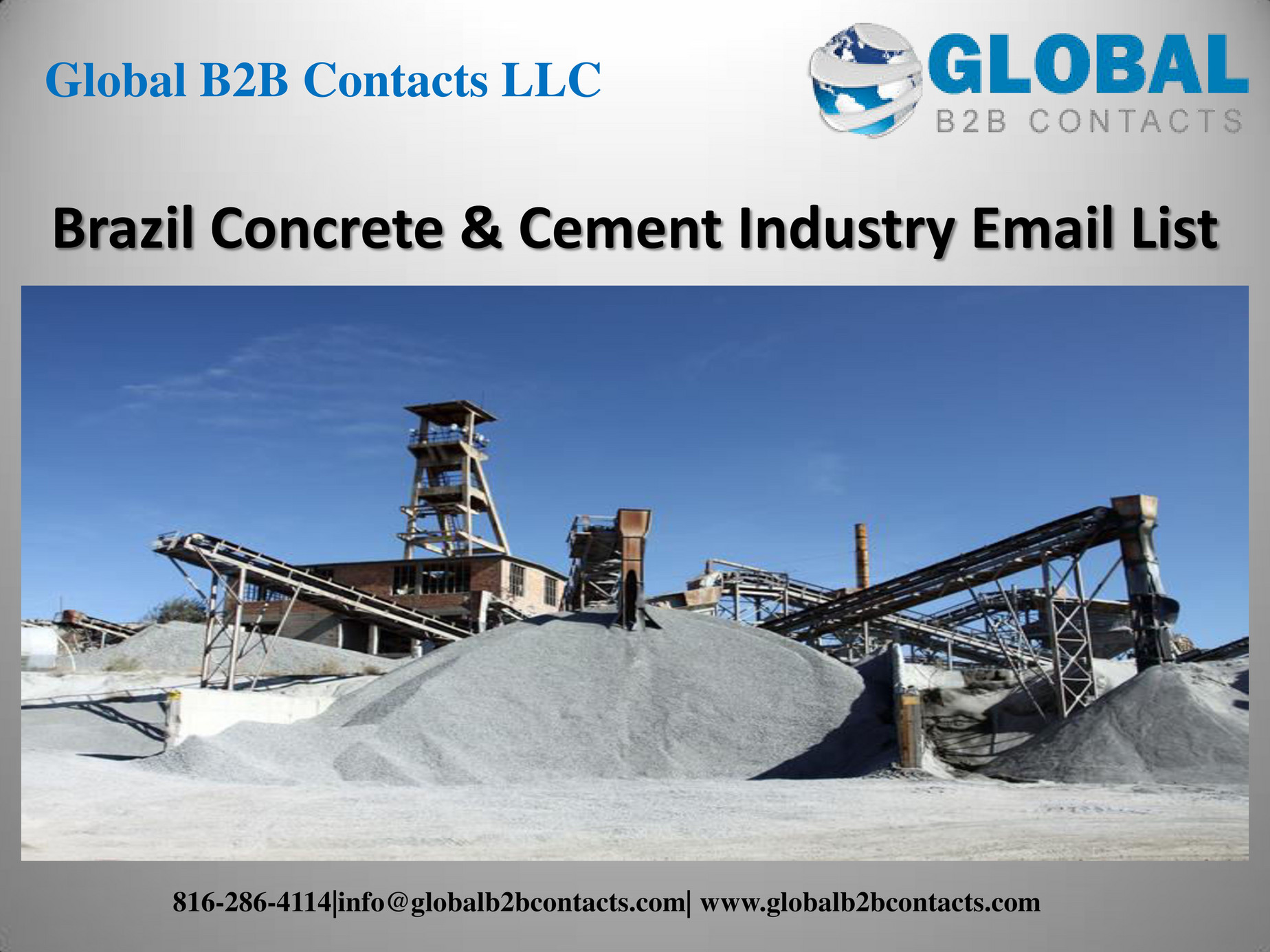 Globalb2bcontacts.LLC - Brazil Concrete & Cement Industry Email List ...