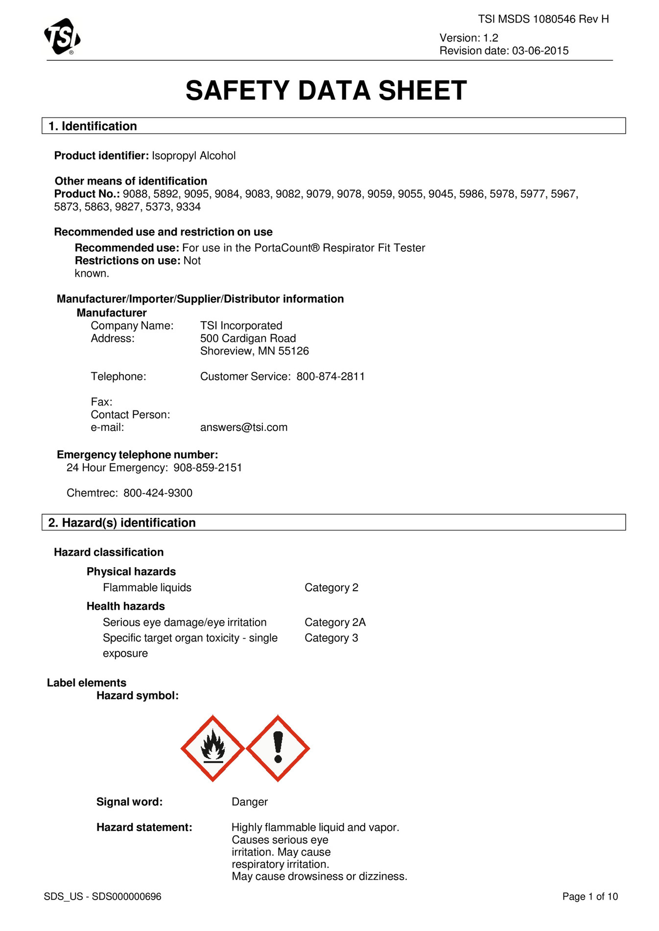 My publications - SDS Isopropyl-Alcohol-TSI - Page 1 - Created with ...