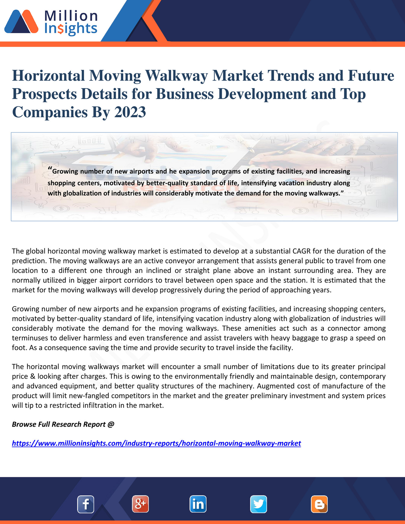Million Insights - Horizontal Moving Walkway Market Trends and Future ...