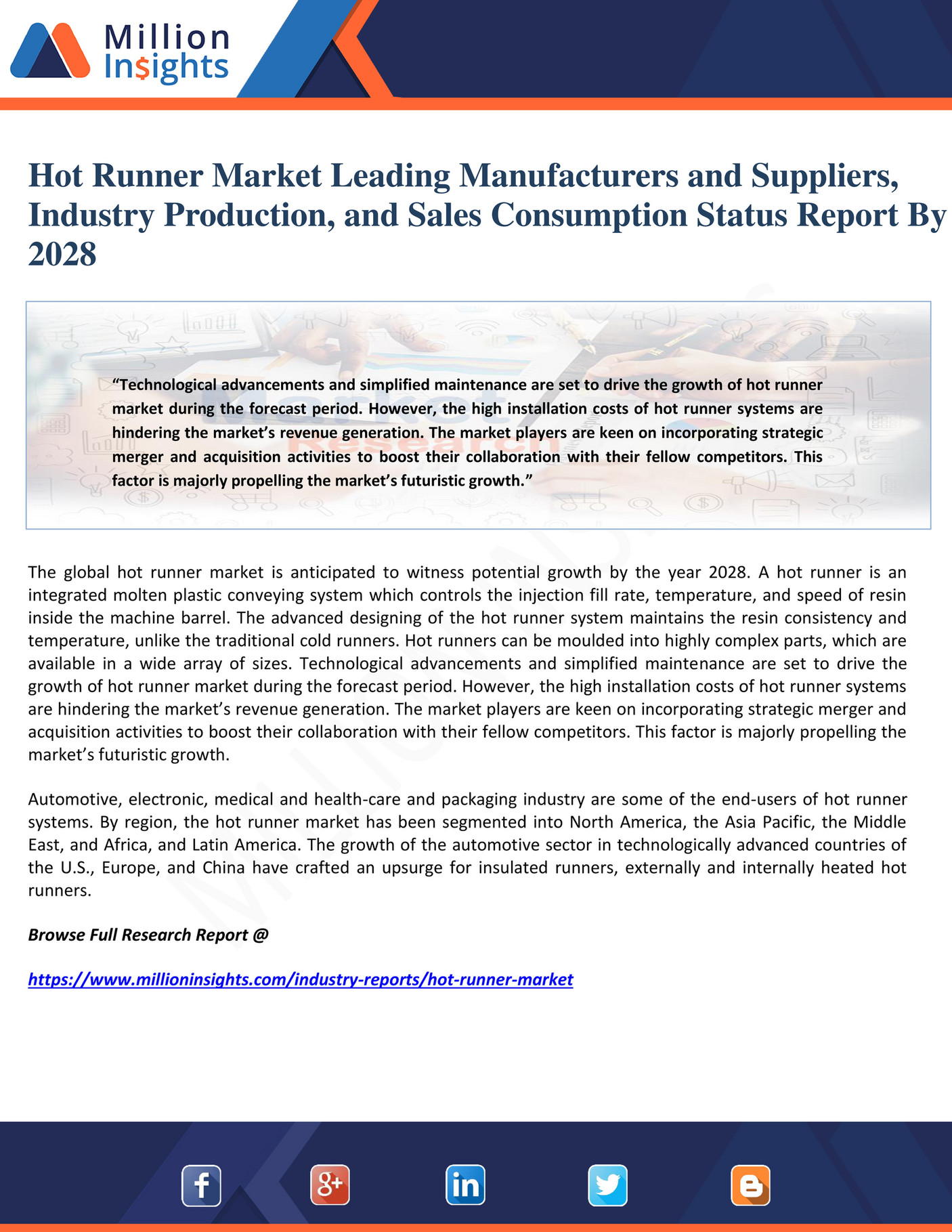 Million Insights - Hot Runner Market Leading Manufacturers and ...