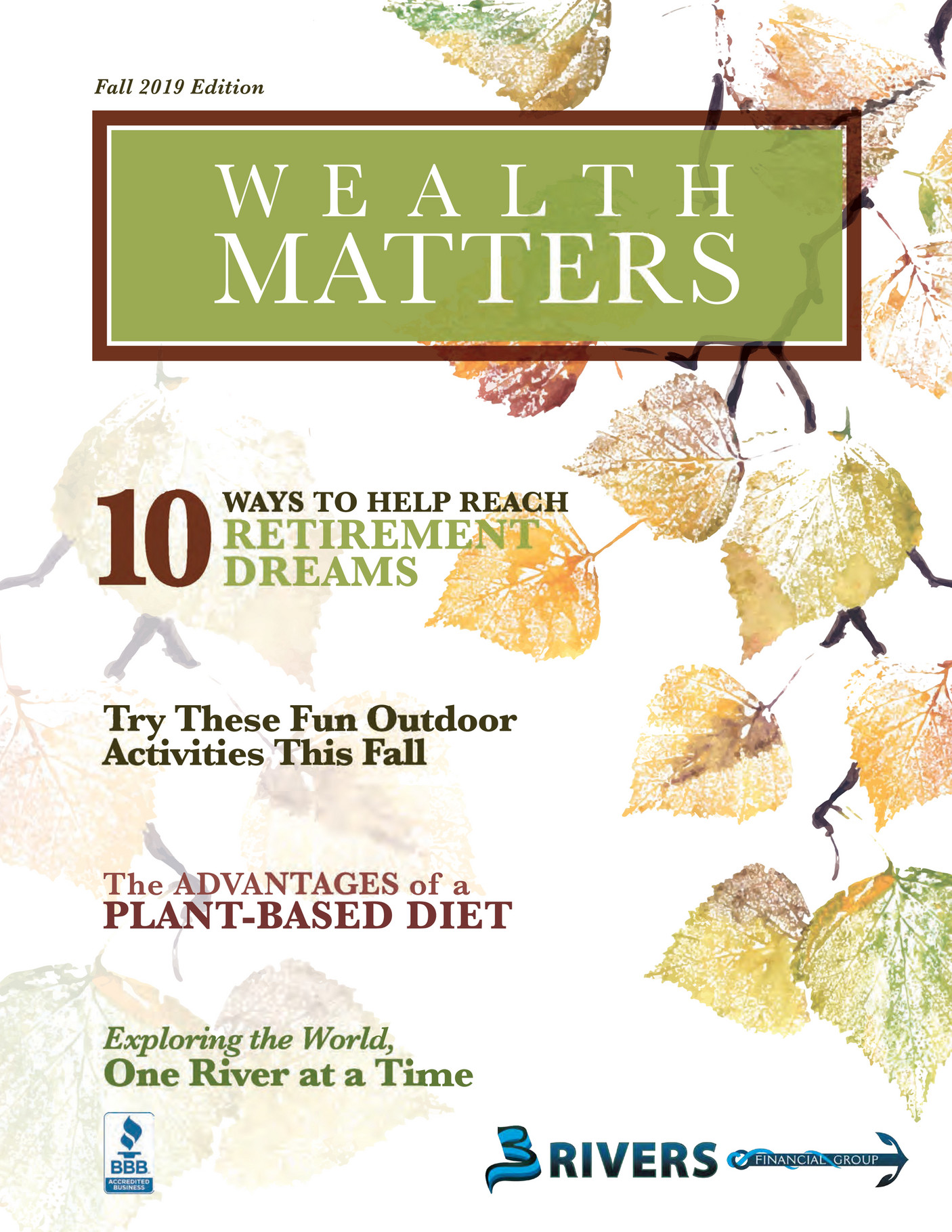 Financial Independence Group - 3 Rivers Financial Group Fall 2019 ...